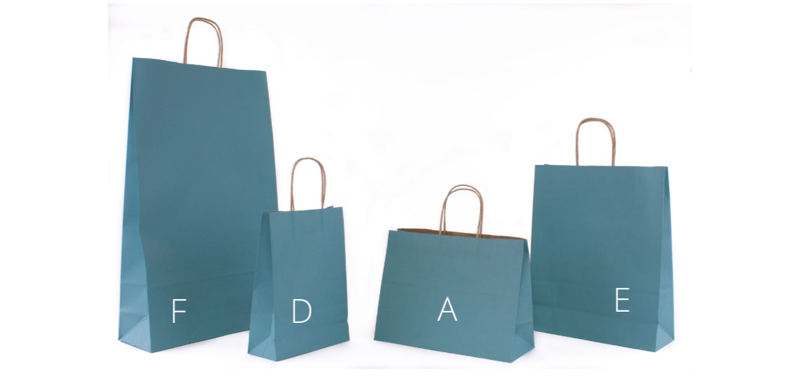 BOLSA DE PAPEL KRAFT AZUL CIELO – Sedacolors Store