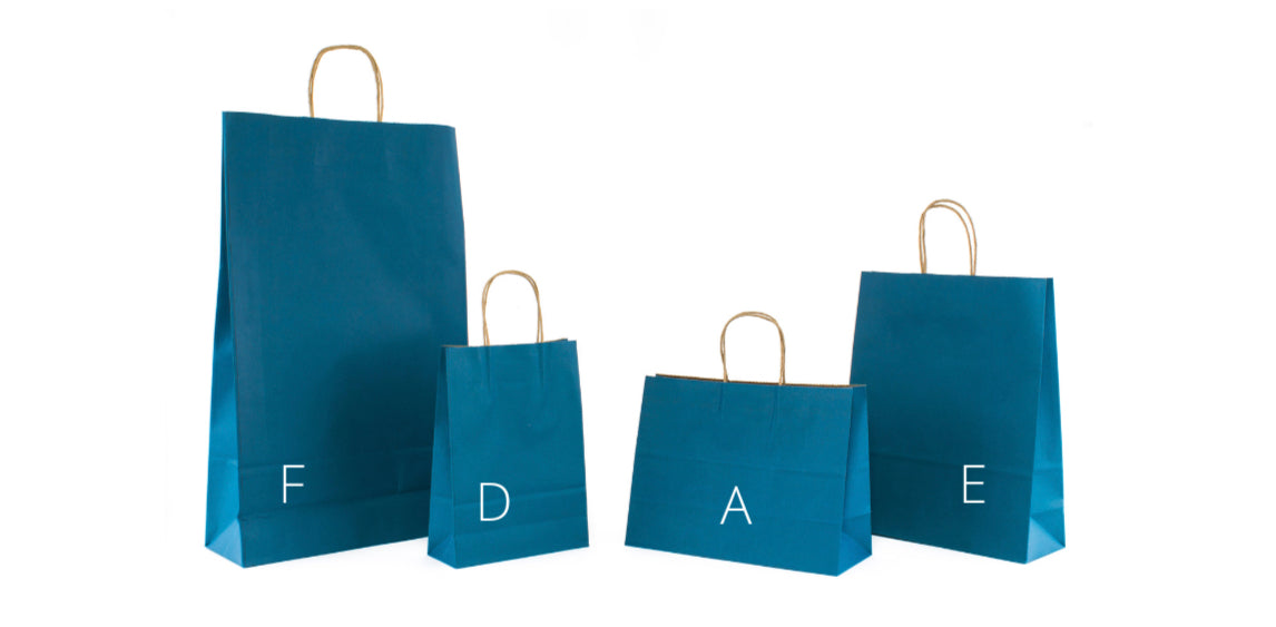 BOLSA DE PAPEL KRAFT AZUL ELÉCTRICO – Sedacolors Store