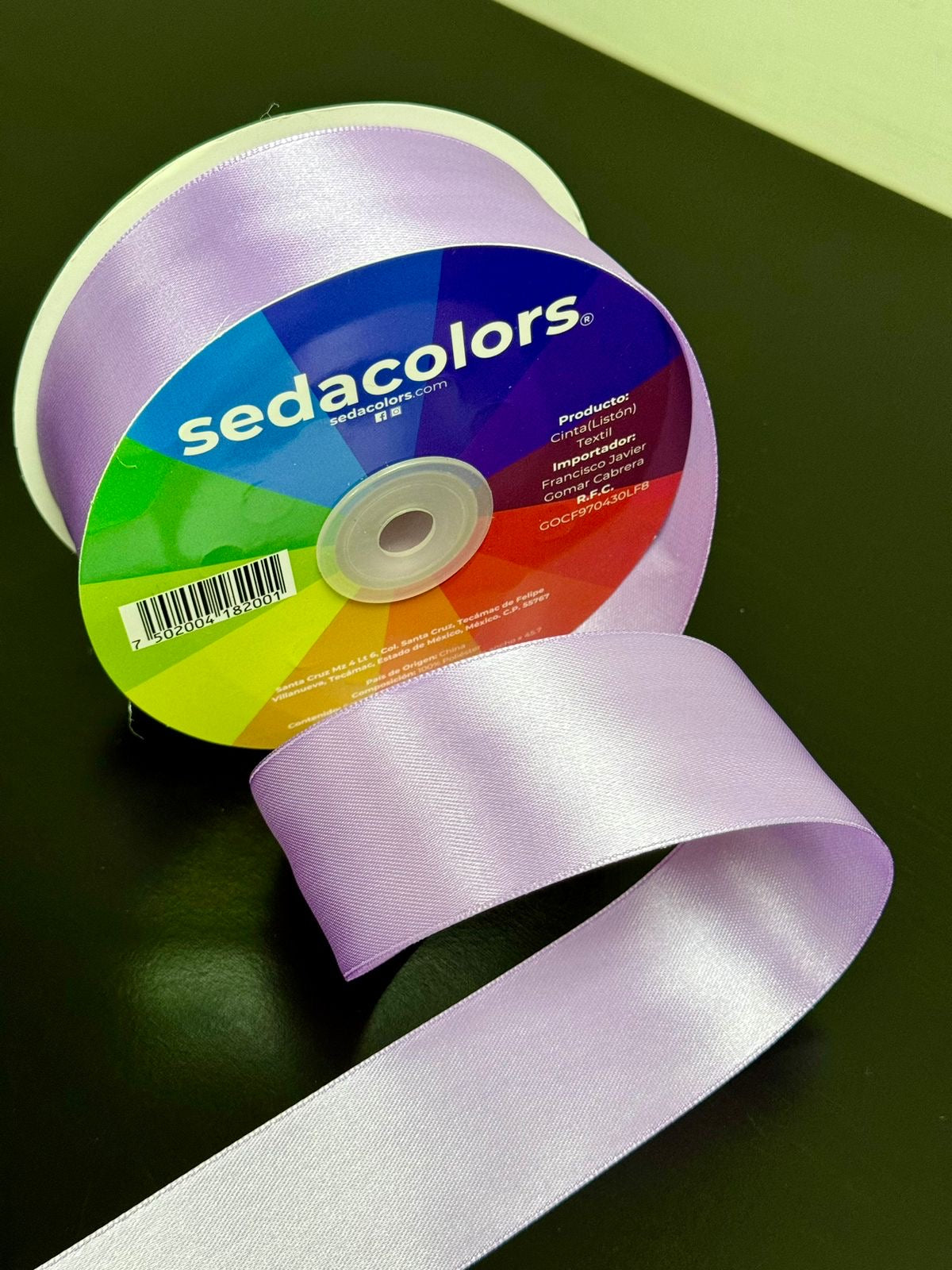 Listón Satin 2 caras Lila – Sedacolors Store