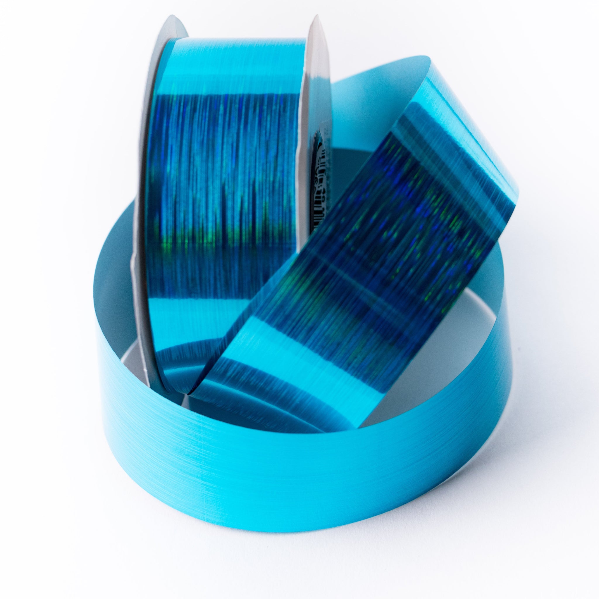 LISTÓN HOLOGRAMA LLUVIA AZUL TURQUESA – Sedacolors Store